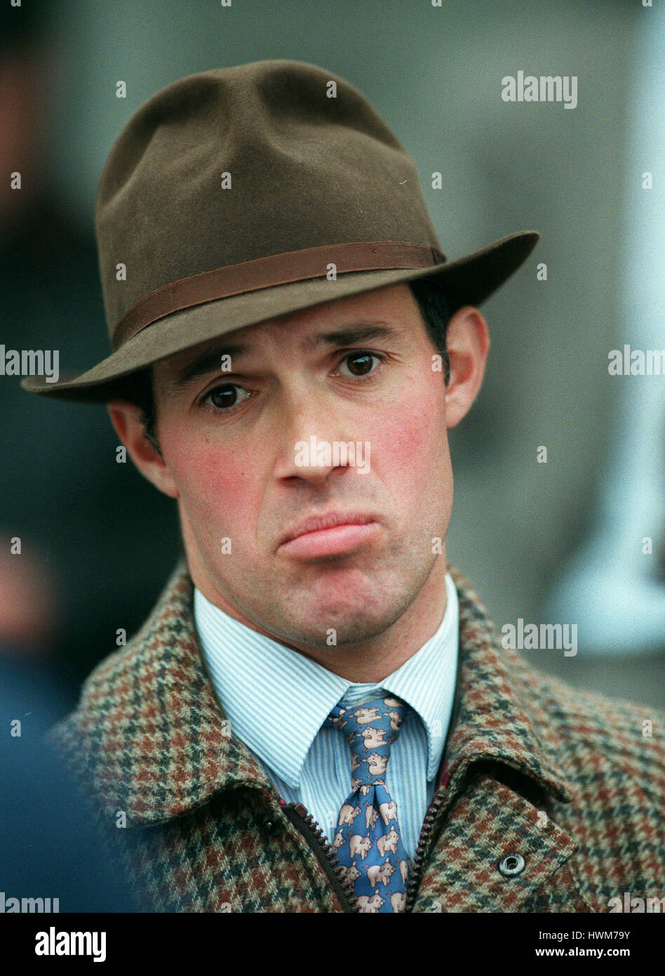 CHARLES MORLOCK RACE HORSE TRAINER 27 November 1997 Stock Photo - Alamy