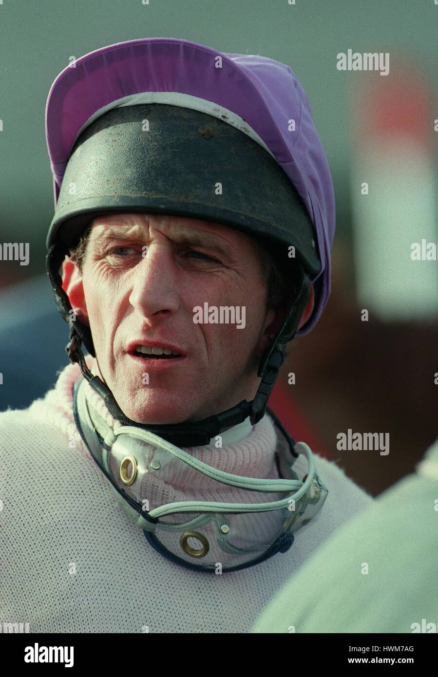 PETER NIVEN JOCKEY 14 February 1997 Stock Photo - Alamy
