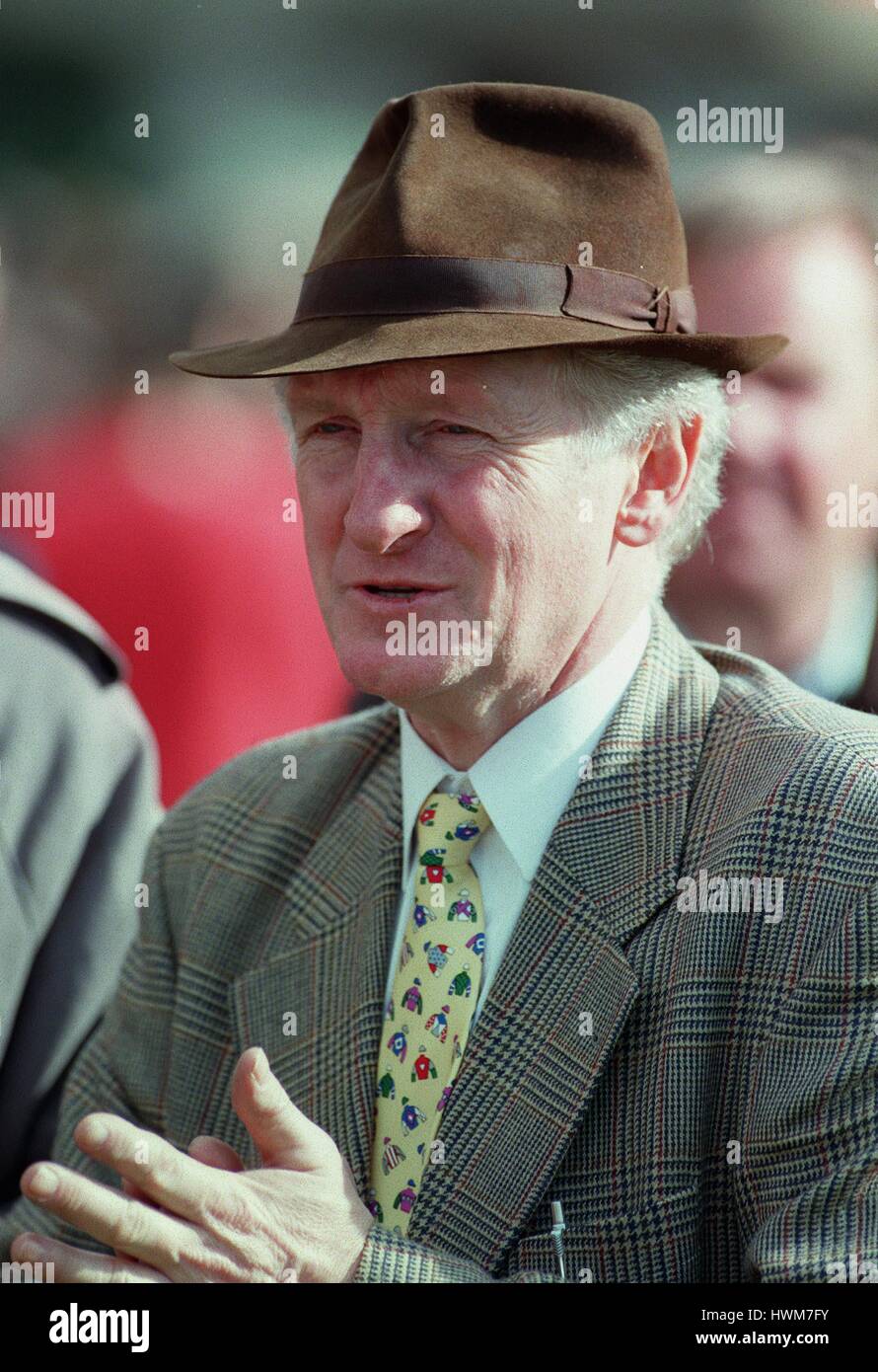 MARTIN PIPE RACE HORSE TRAINER 18 March 1997 Stock Photo - Alamy