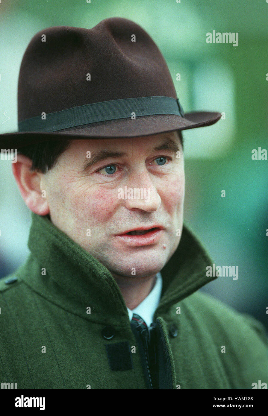TERRY CASEY RACE HORSE TRAINER 16 December 1997 Stock Photo - Alamy
