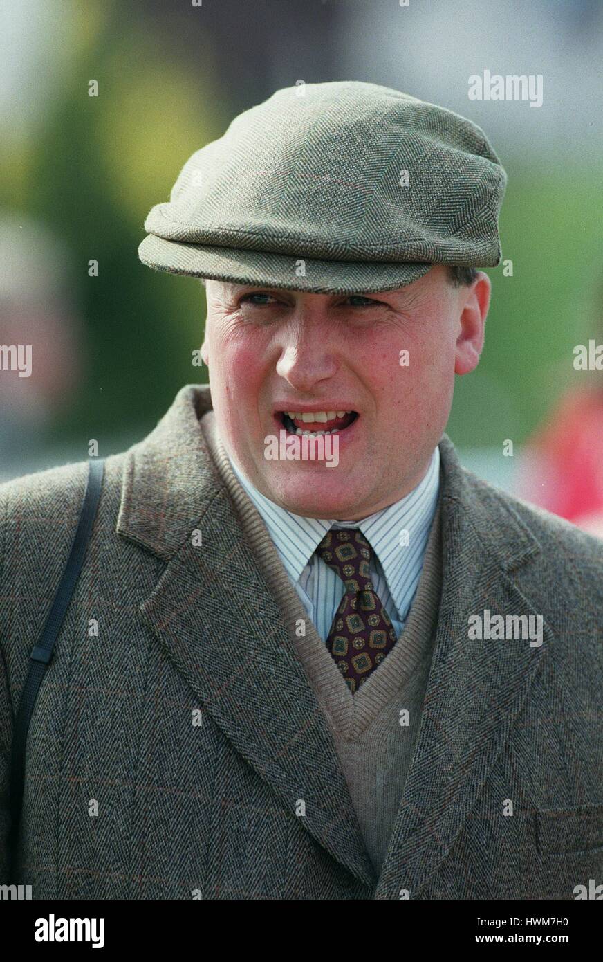 PAUL NICHOLLS RACE HORSE TRAINER 18 March 1997 Stock Photo - Alamy