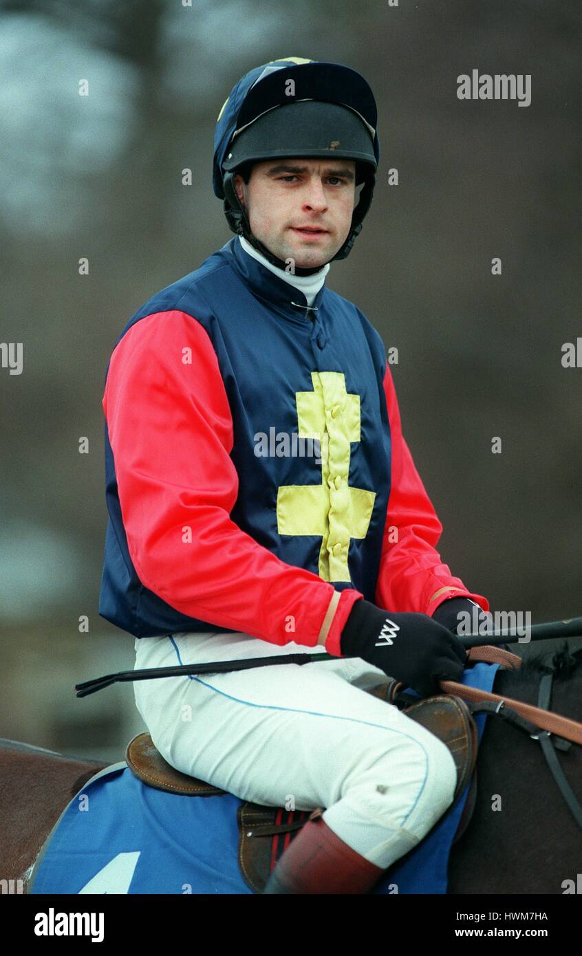 MR NEIL KING JOCKEY 26 March 1997 Stock Photo - Alamy
