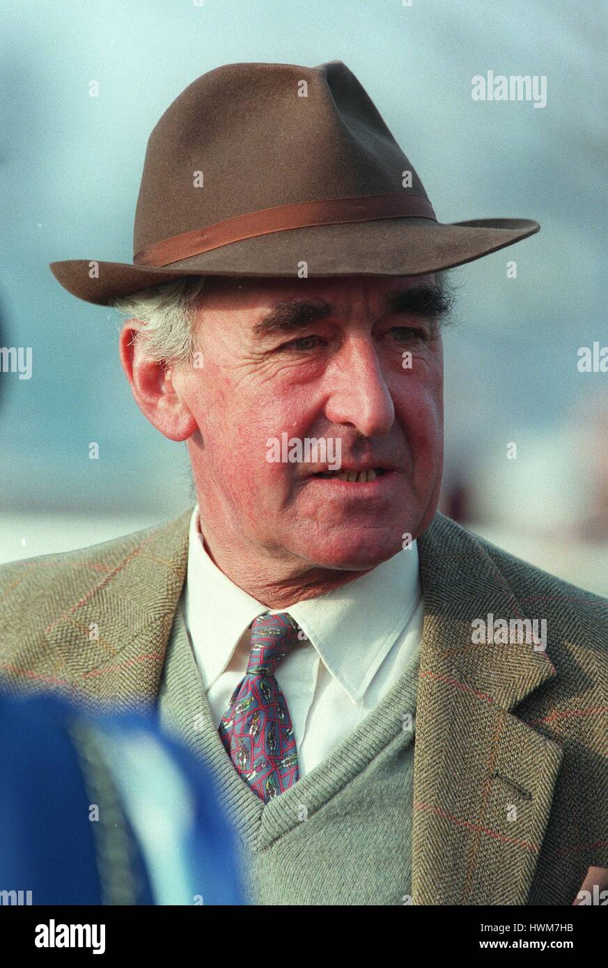 JOSH GIFFORD RACE HORSE TRAINER 27 March 1997 Stock Photo - Alamy