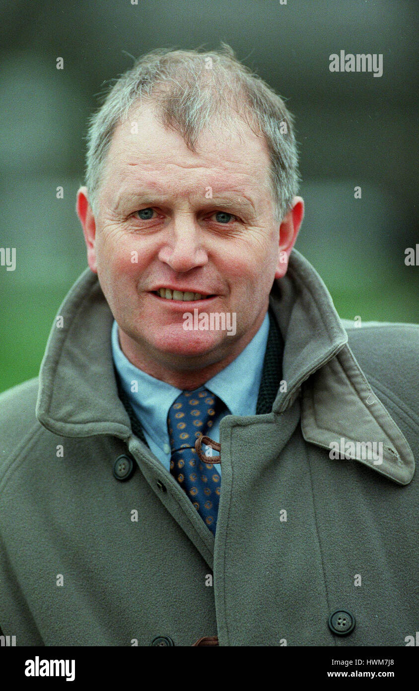 MICHAEL CHANNON RACE HORSE TRAINER 25 March 1997 Stock Photo - Alamy