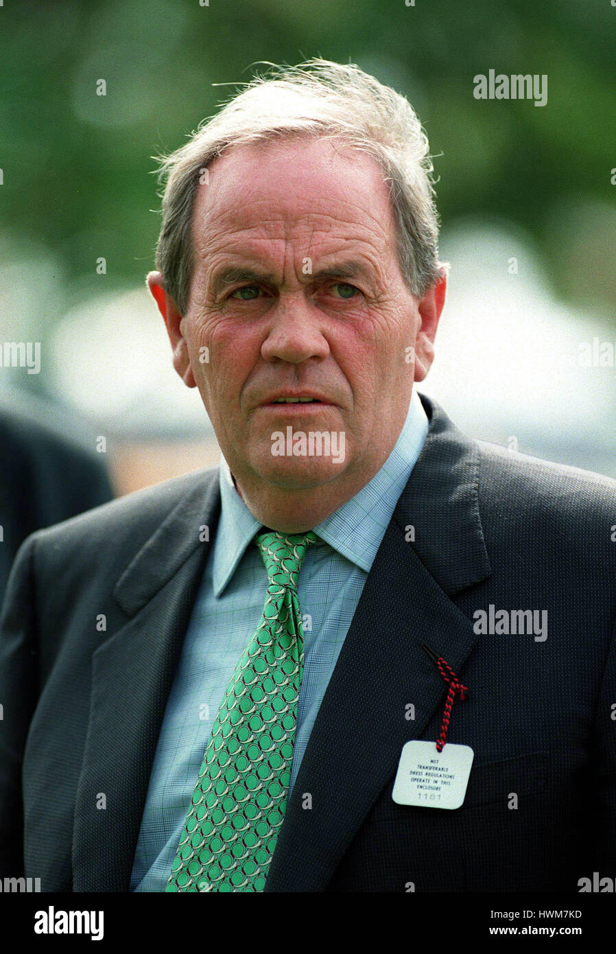 RICHARD HANNON RACE HORSE TRAINER 03 May 1997 Stock Photo - Alamy