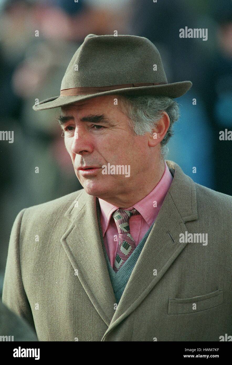SIR MICHAEL CONNELL RACE HORCE OWNER 26 February 1997 Stock Photo - Alamy