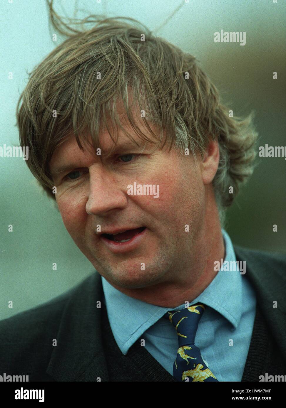 LORD HUNTINGDON RACE HORSE TRAINER 23 May 1997 Stock Photo - Alamy