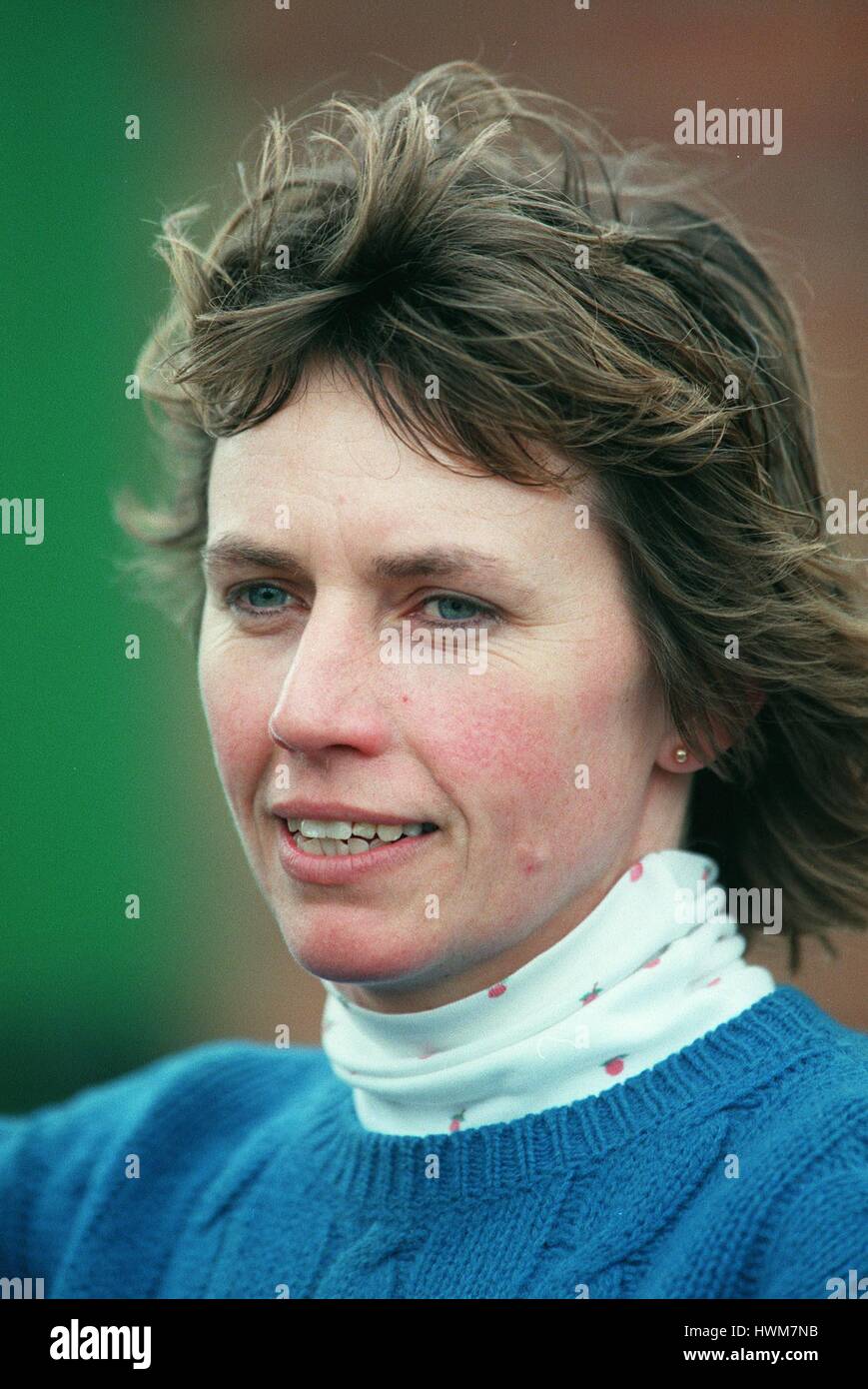 LUCY WADHAM JOCKEY 26 March 1997 Stock Photo - Alamy