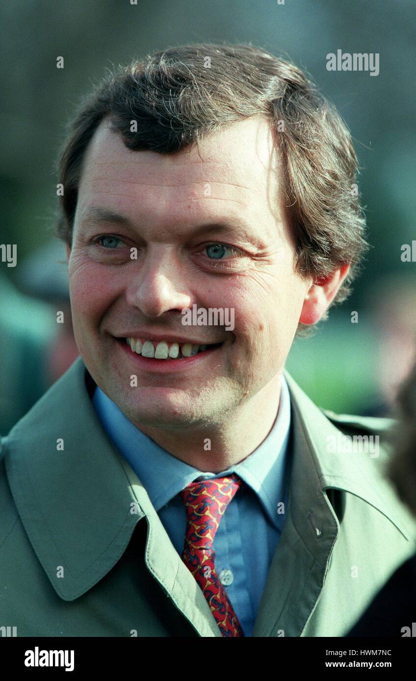 WILLIAM HAGGAS RACE HORSE TRAINER 25 March 1997 Stock Photo - Alamy
