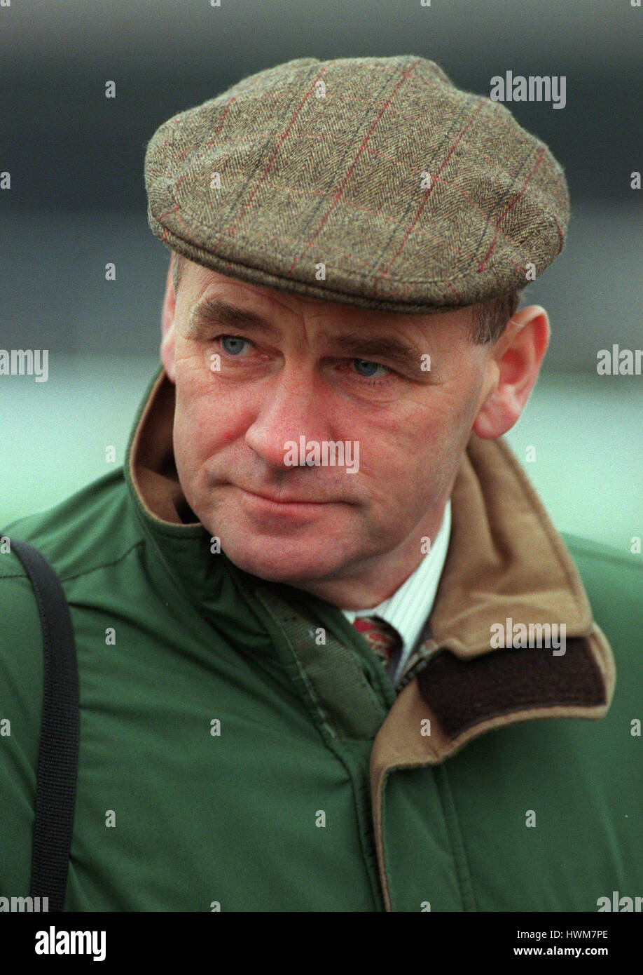 MALCOLM JEFFERSON RACE HORSE TRAINER 19 November 1997 Stock Photo - Alamy