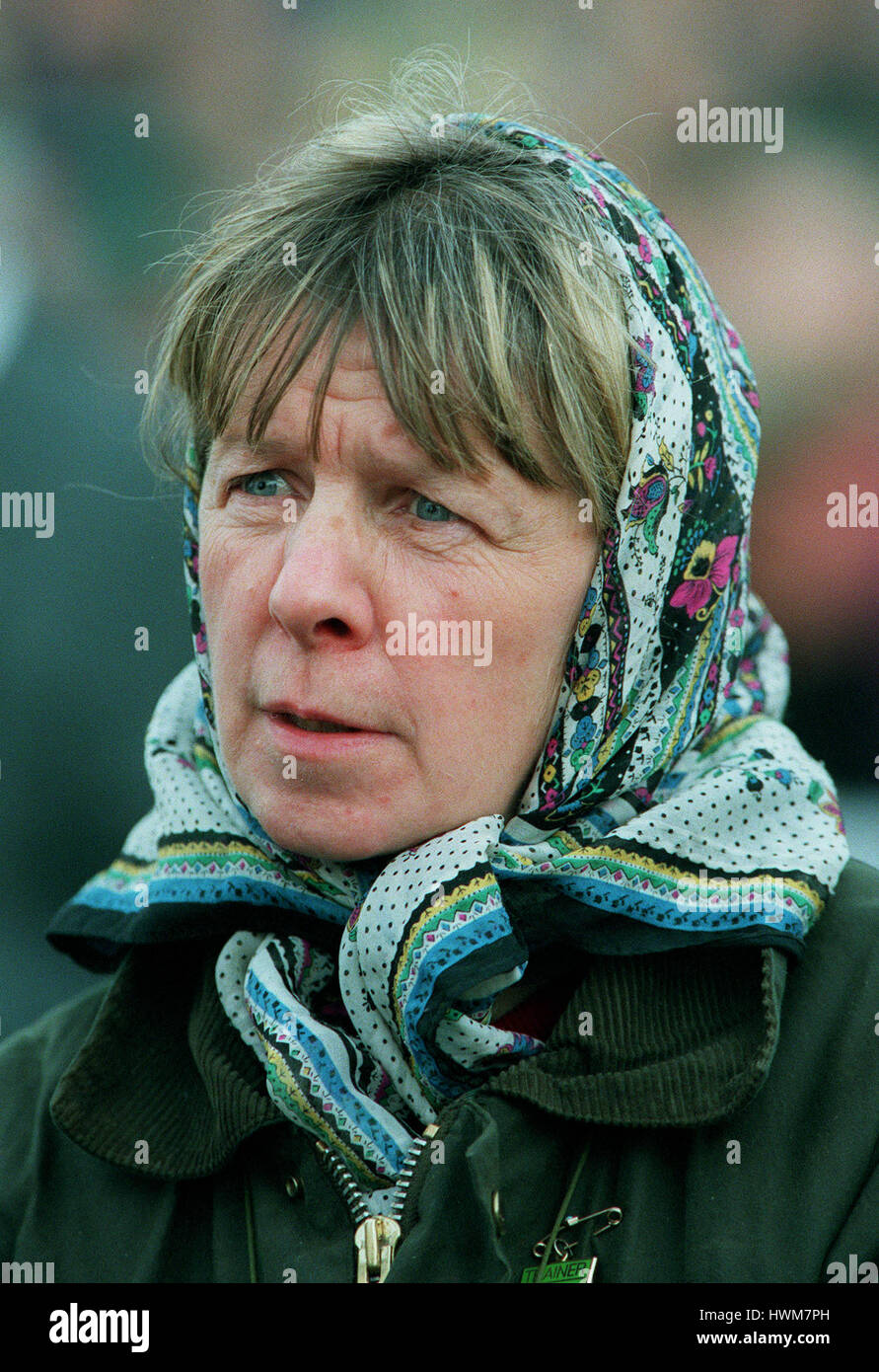 MRS D.THOMSON RACE HORSE TRAINER 11 November 1997 Stock Photo - Alamy