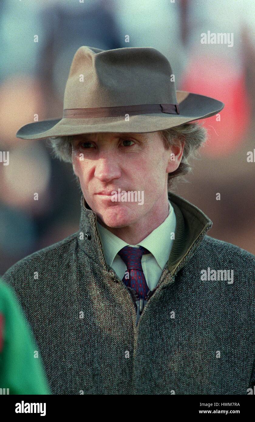 CHARLIE MANN RACE HORSE TRAINER 26 February 1997 Stock Photo - Alamy
