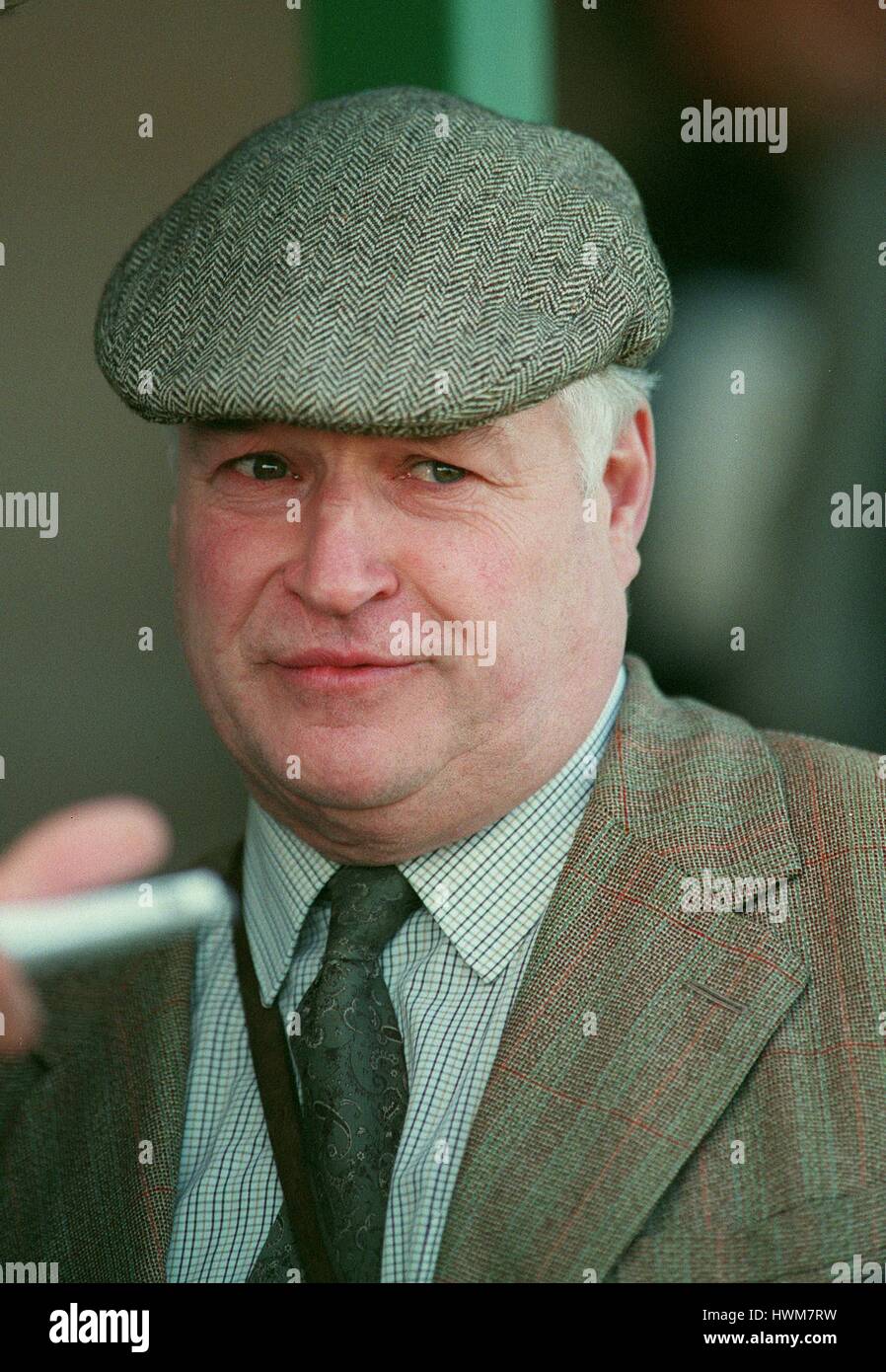 DAVID GANDOLFO RACE HORSE TRAINER 25 March 1997 Stock Photo - Alamy