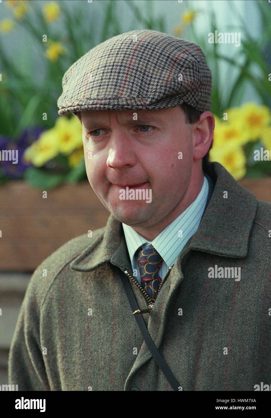 TIM EASTERBY RACE HORSE TRAINER 22 April 1997 Stock Photo - Alamy