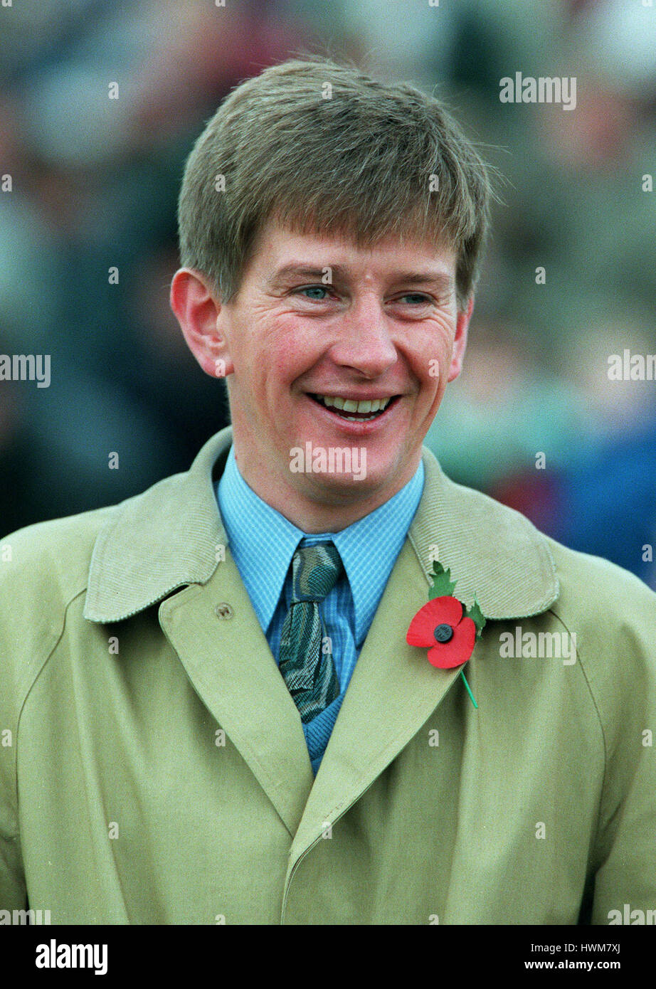 JOHN QUINN RACE HORSE TRAINER 11 November 1997 Stock Photo - Alamy