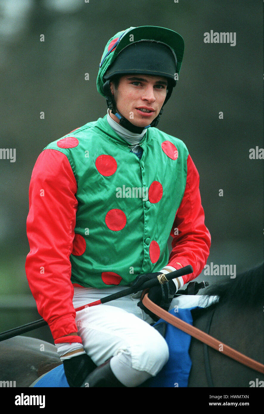 ROBERT MASSEY JOCKEY 26 November 1997 Stock Photo - Alamy
