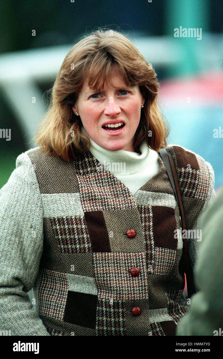 AMANDA PERRETT RACE HORSE TRAINER 11 February 1997 Stock Photo - Alamy