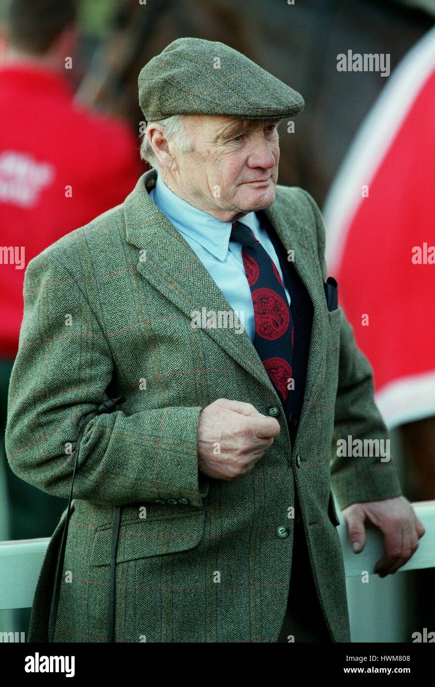 MICHAEL SCUDAMORE RACE HORSE TRAINER 27 March 1997 Stock Photo - Alamy