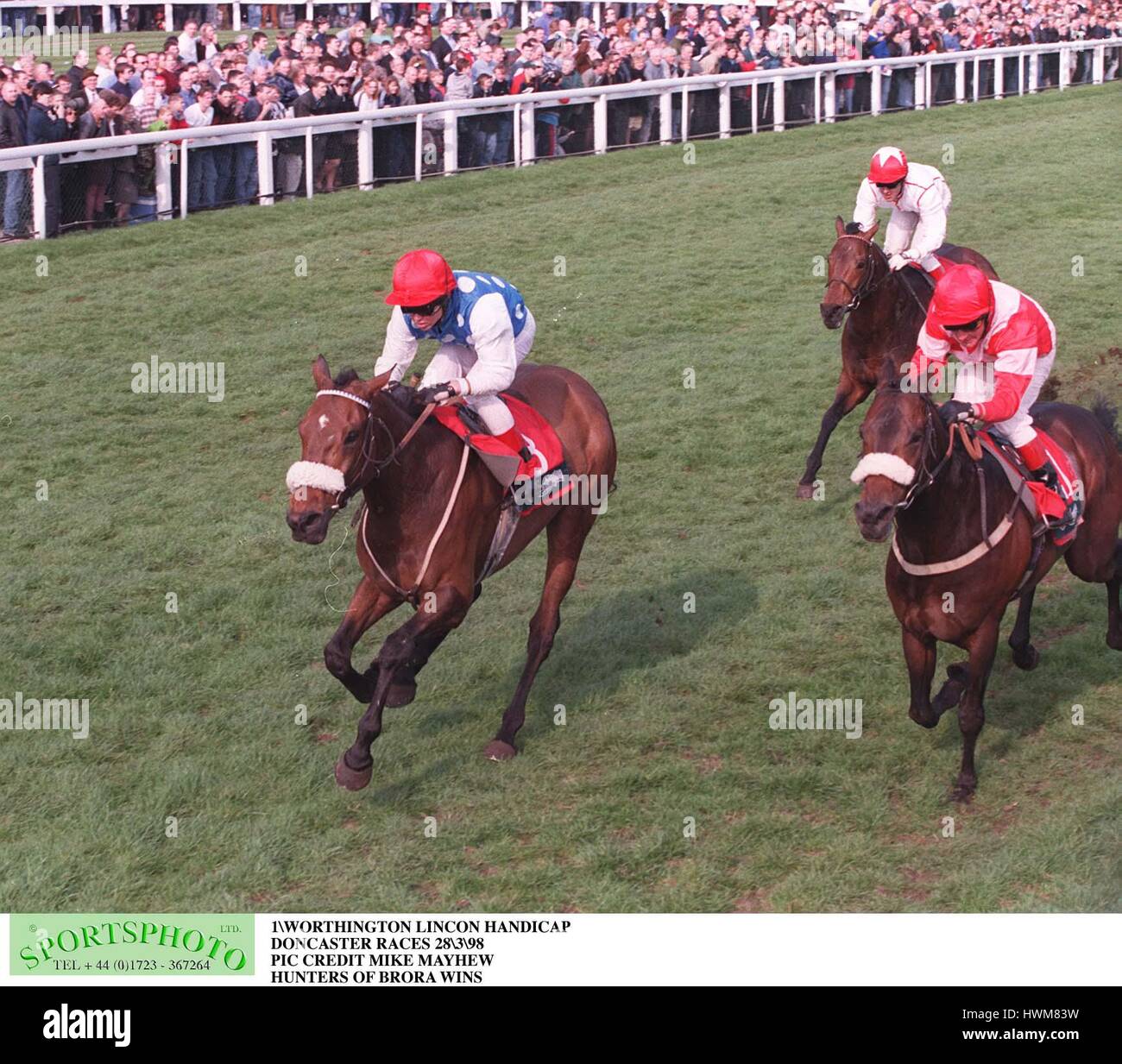 HUNTERS OF BRORA (JASON WEAVER LINCOLN HANDICAP DONCASTER 28 March 1998 ...
