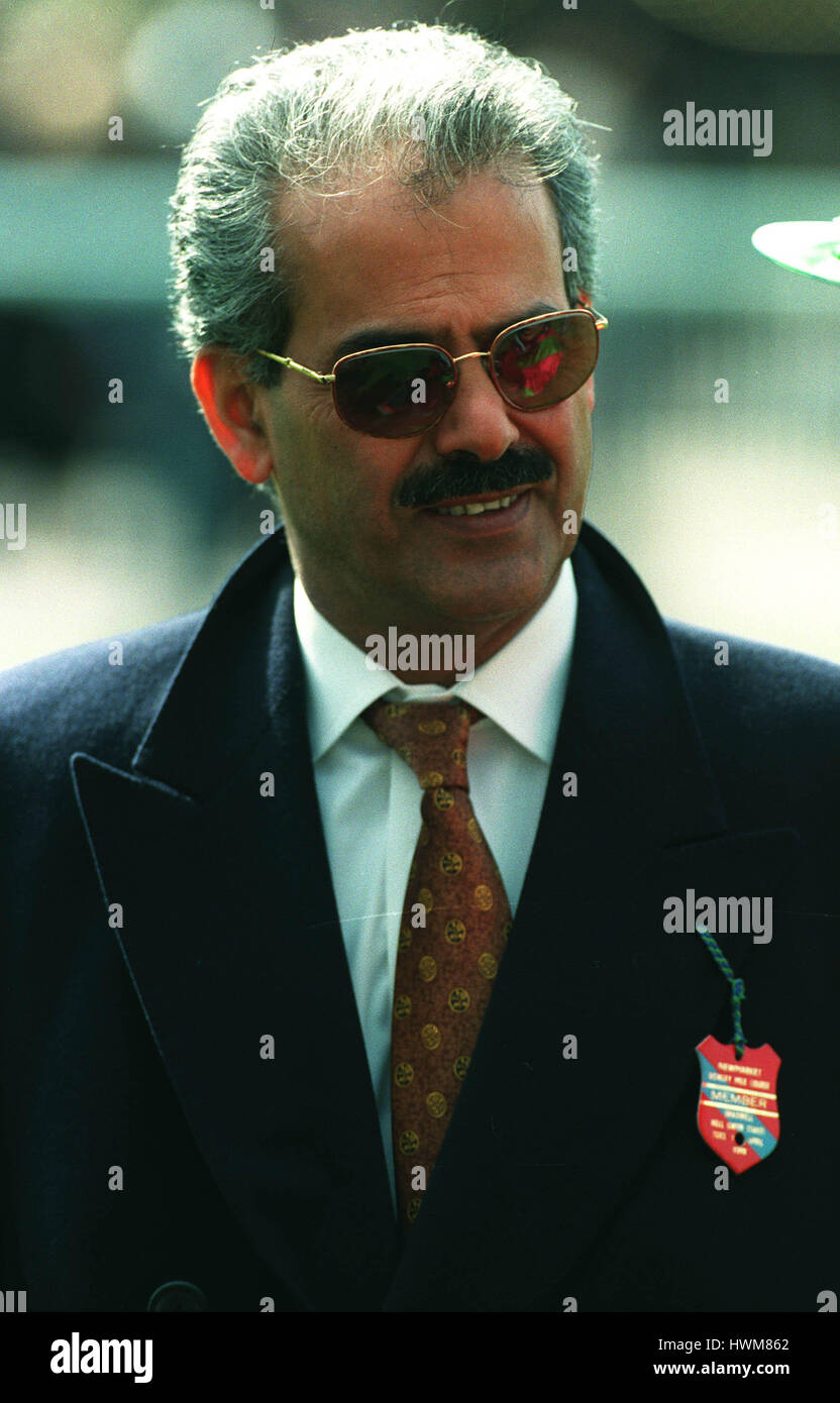 MR.KHALIFA DASMAL RACE HORCE OWNER 17 April 1998 Stock Photo - Alamy