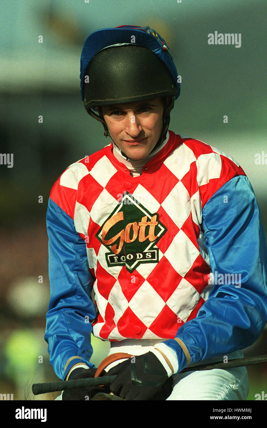 BRIAN HARDING JOCKEY 20 March 1998 Stock Photo - Alamy