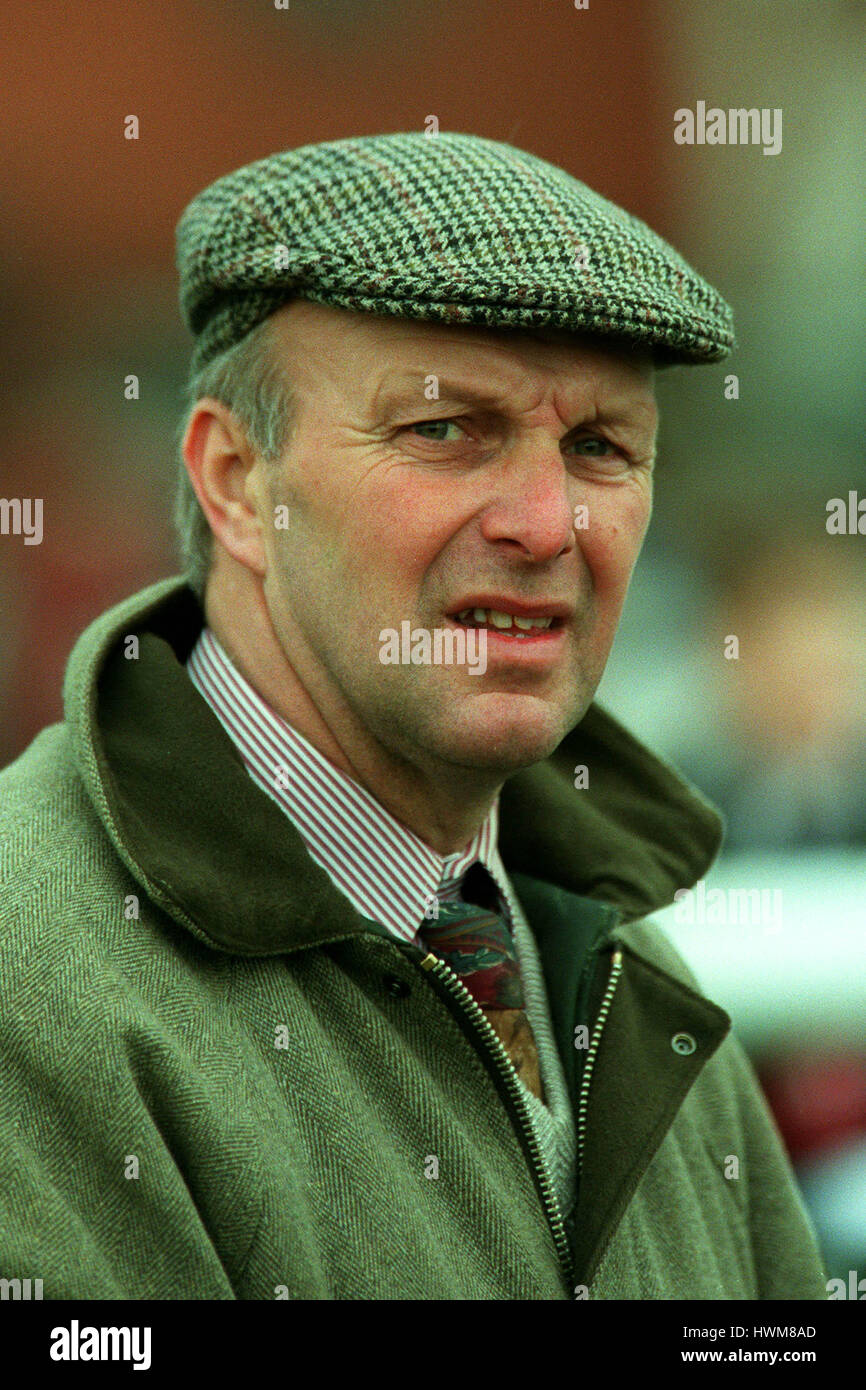 CHRIS POPHAM RACE HORSE TRAINER 24 February 1998 Stock Photo - Alamy