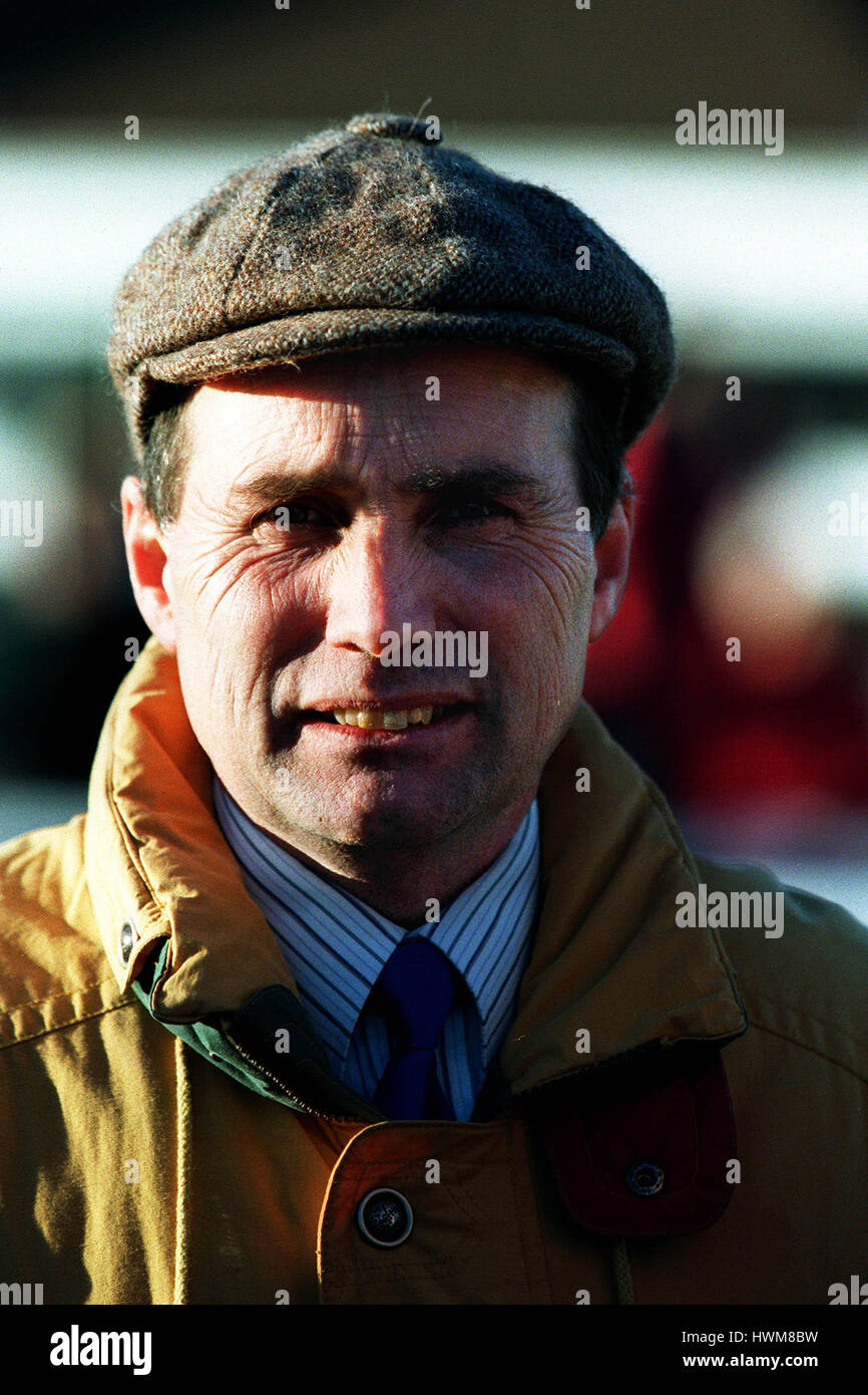 GEORGE MOORE RACE HORSE TRAINER 30 October 1998 Stock Photo - Alamy