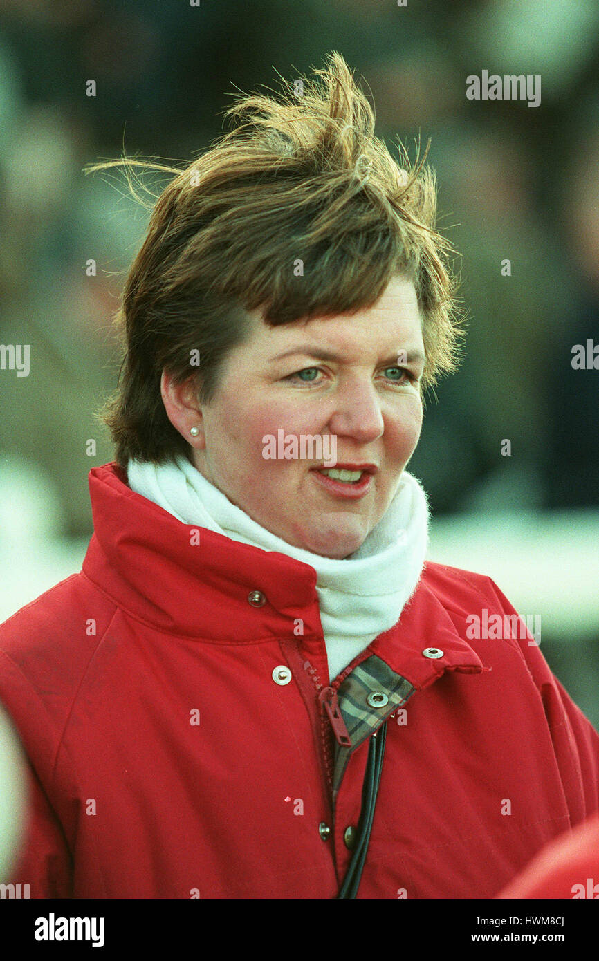 KATE MILLIGAN RACE HORSE TRAINER 10 November 1998 Stock Photo - Alamy