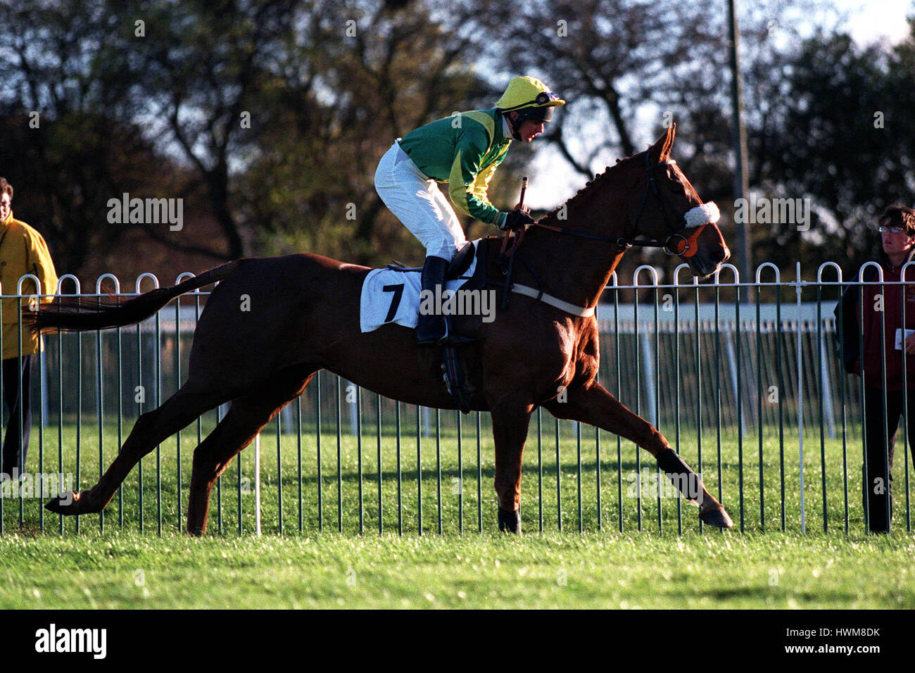 MARBLE MAN RIDDEN BY DAVID BENTLEY 30 October 1998 Stock Photo - Alamy