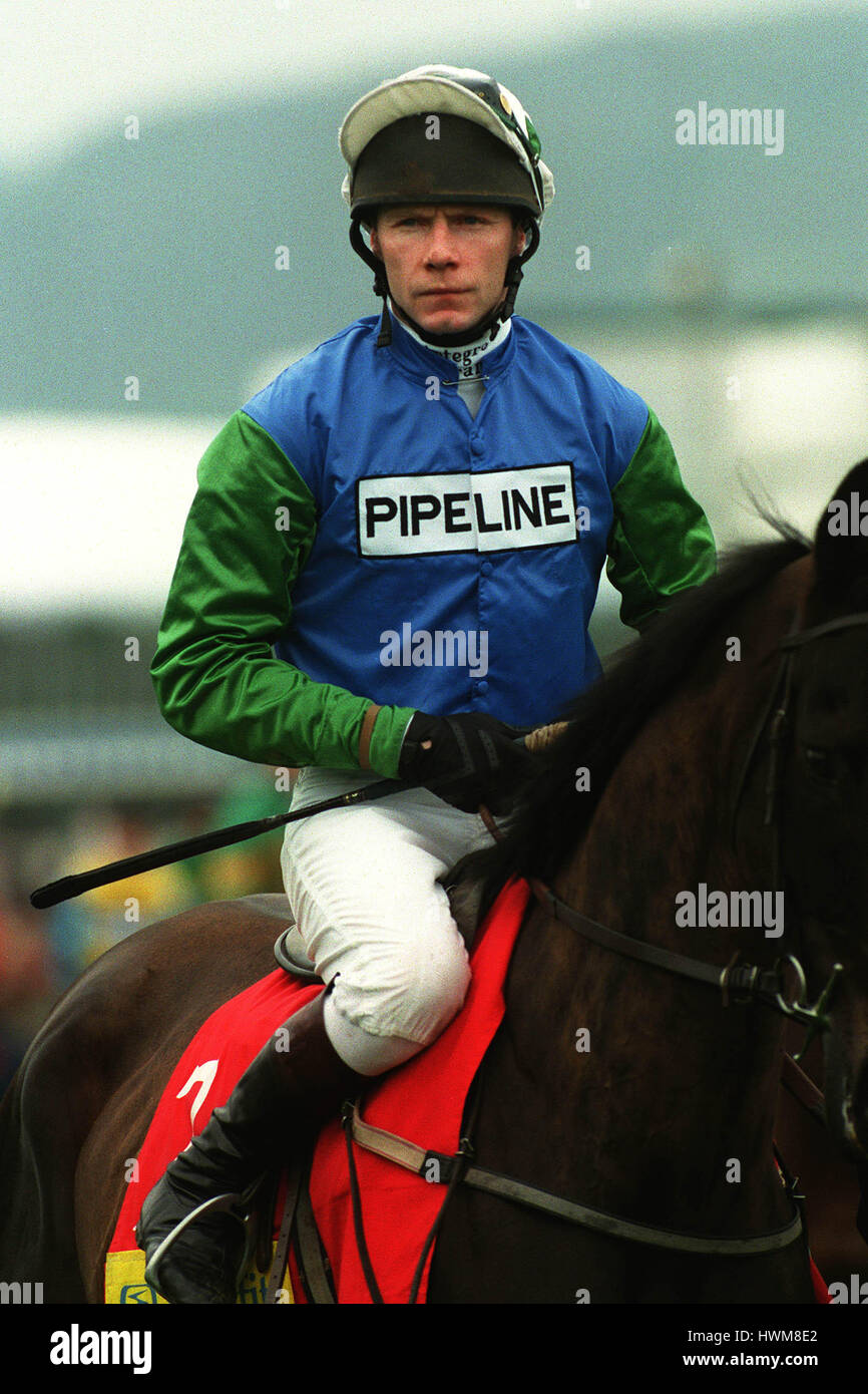 MICK FITZGERALD JOCKEY 24 March 1998 Stock Photo - Alamy