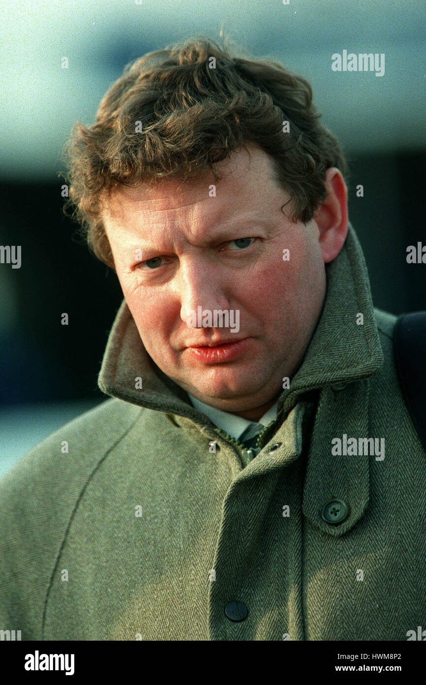 MARK JOHNSTON RACE HORSE TRAINER 04 February 1998 Stock Photo - Alamy