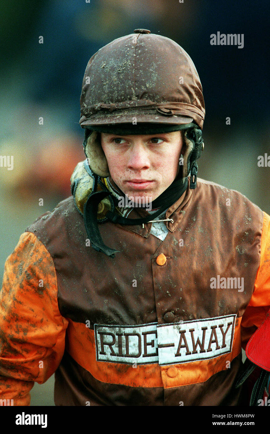 ROBERT WINSTON JOCKEY 08 January 1998 Stock Photo - Alamy