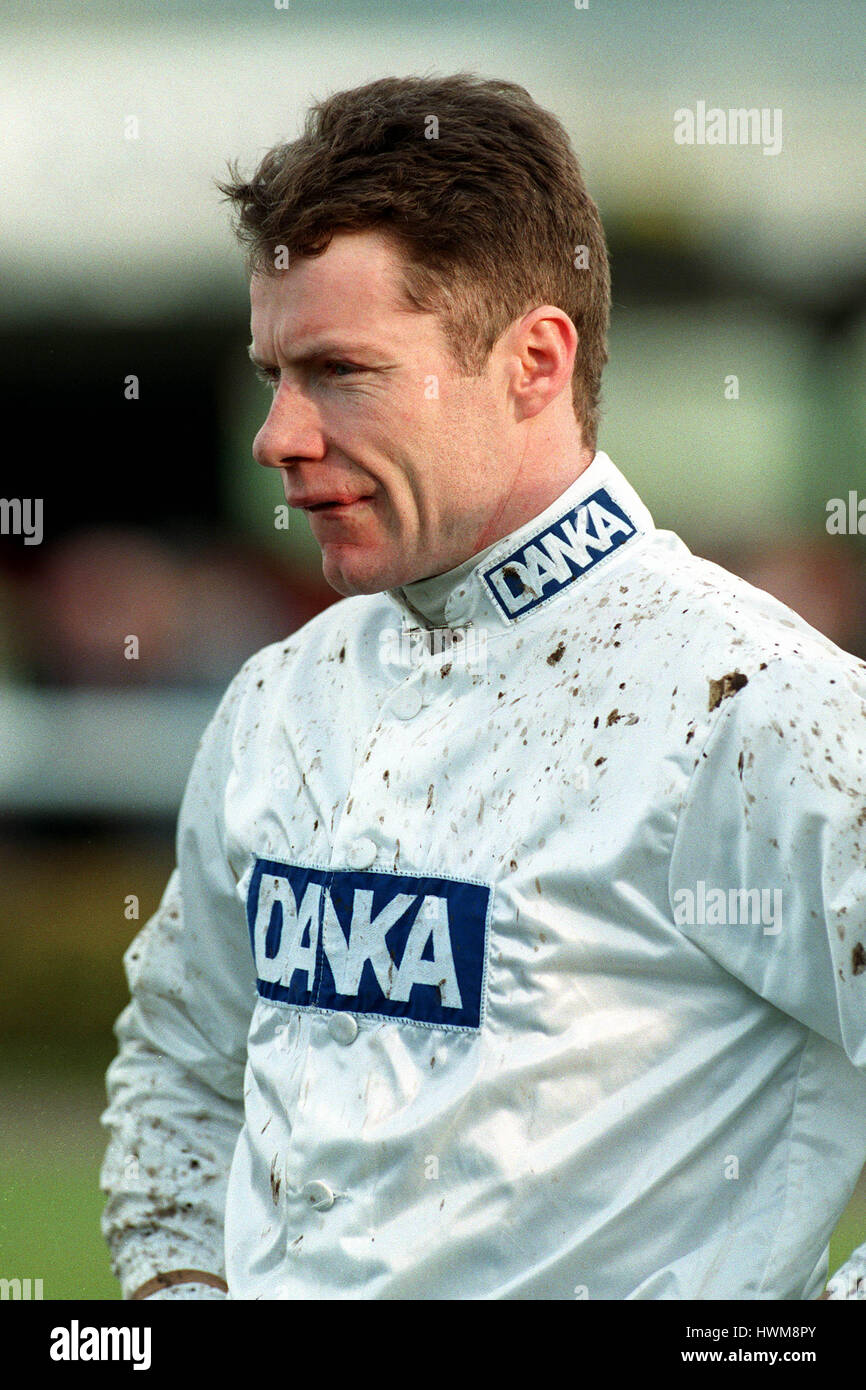 MICK FITZGERALD JOCKEY 14 December 1998 Stock Photo - Alamy
