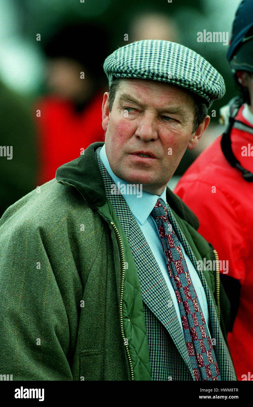 JEFFREY KING RACE HORSE TRAINER 23 March 1998 Stock Photo - Alamy