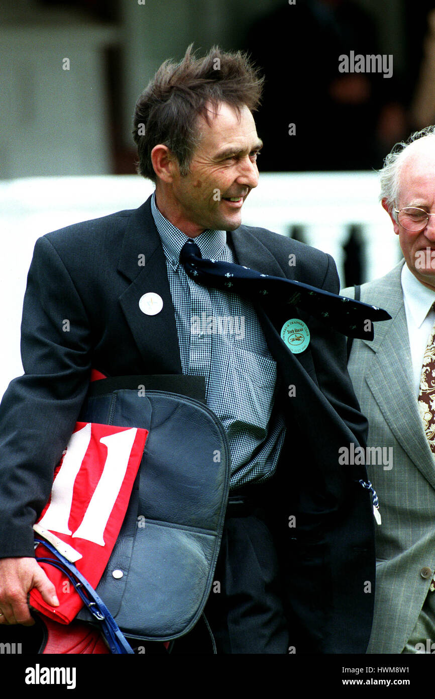 G.R.OLDROYD RACE HORSE TRAINER 13 July 1998 Stock Photo - Alamy