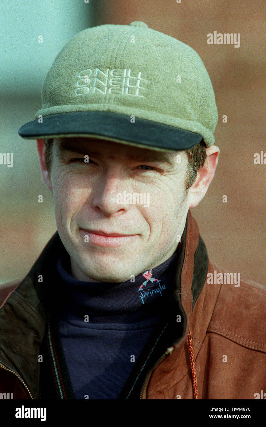 STUART WILLIAMS RACE HORSE TRAINER 04 February 1998 Stock Photo - Alamy