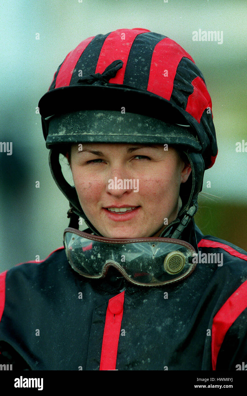 JENNY BENSON JOCKEY 03 March 1998 Stock Photo - Alamy