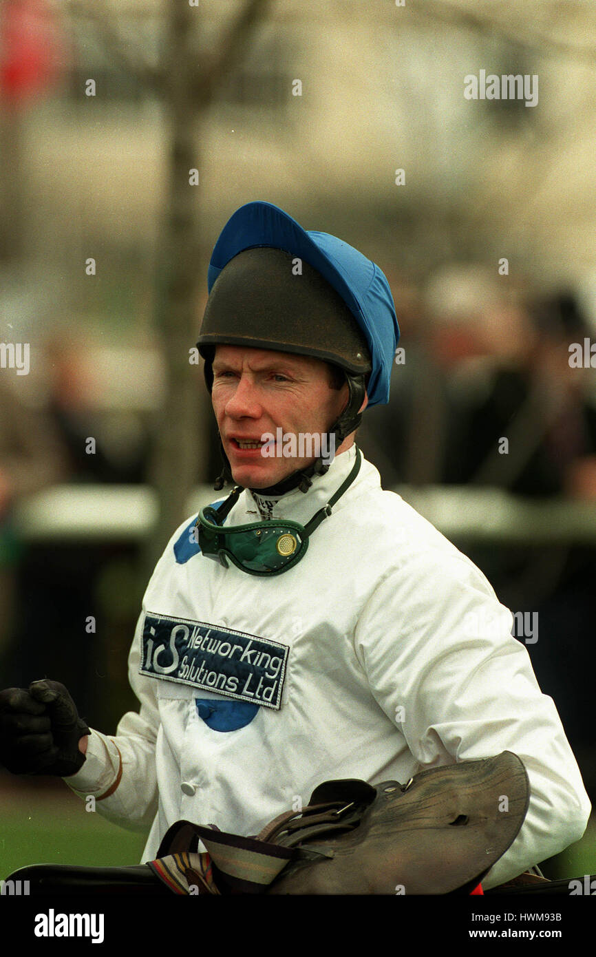 MICK FITZGERALD JOCKEY 23 March 1998 Stock Photo - Alamy