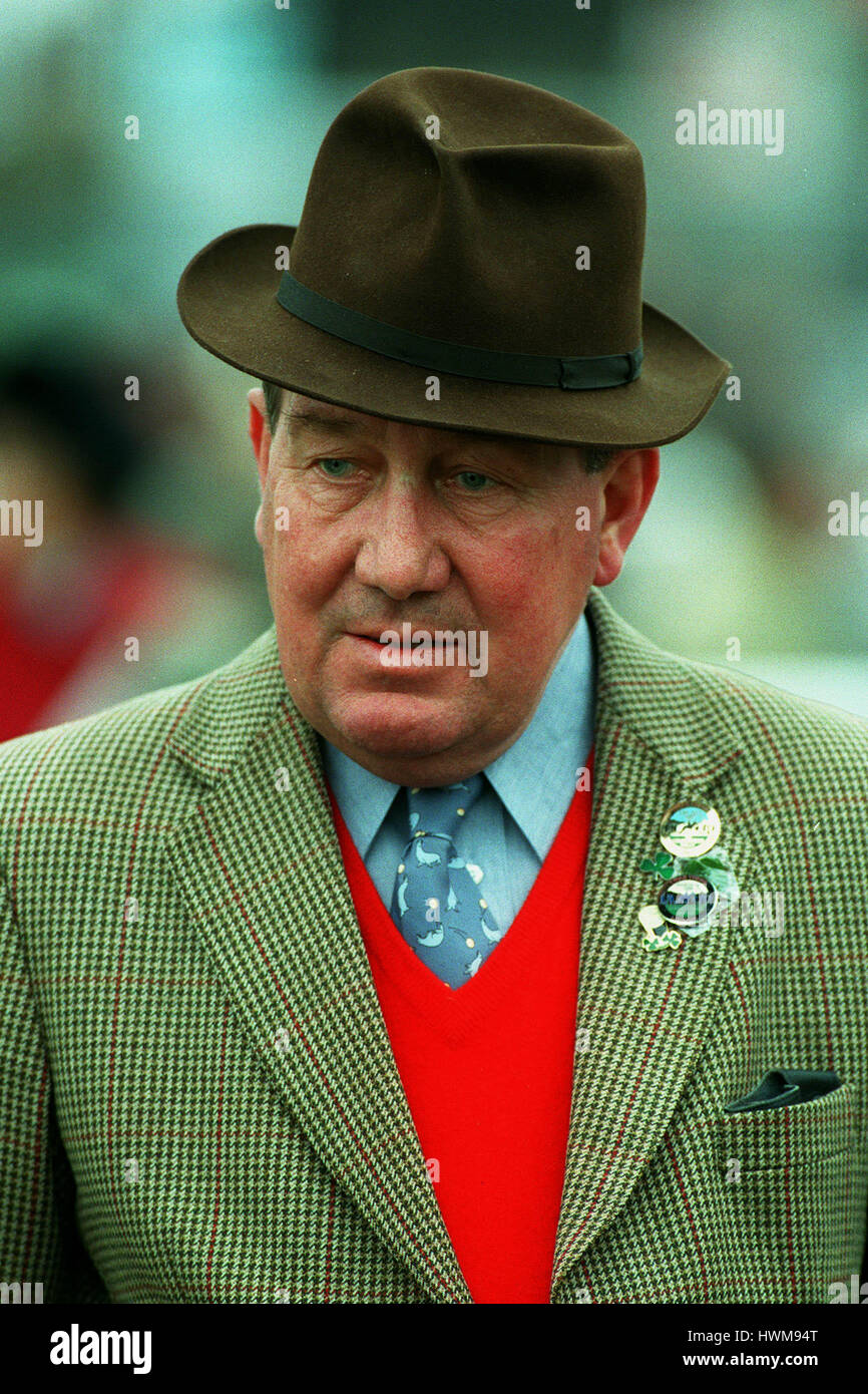 DAVID NICHOLSON RACE HORSE TRAINER 24 March 1998 Stock Photo - Alamy