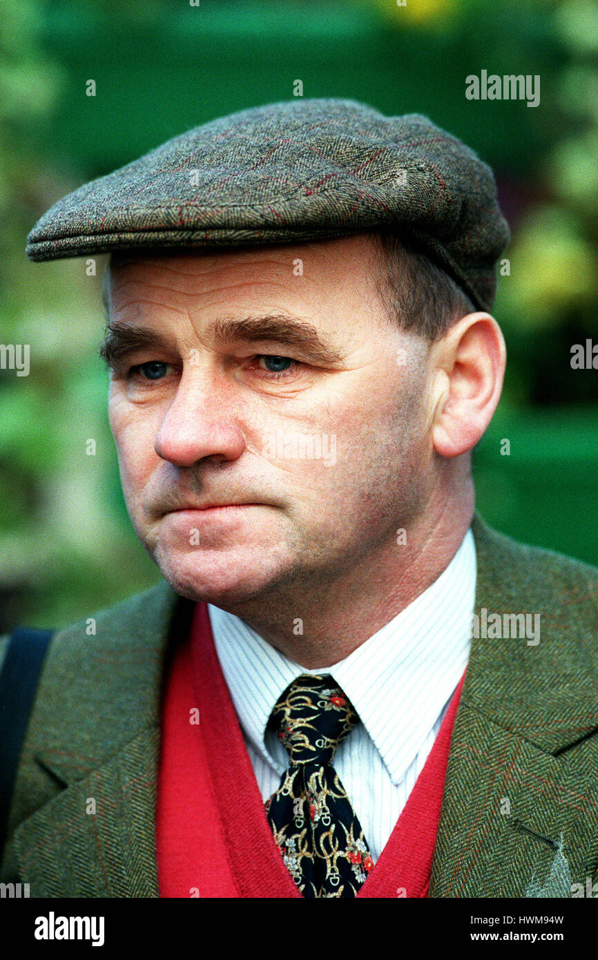 MALCOLM JEFFERSON RACE HORSE TRAINER 26 January 1998 Stock Photo - Alamy
