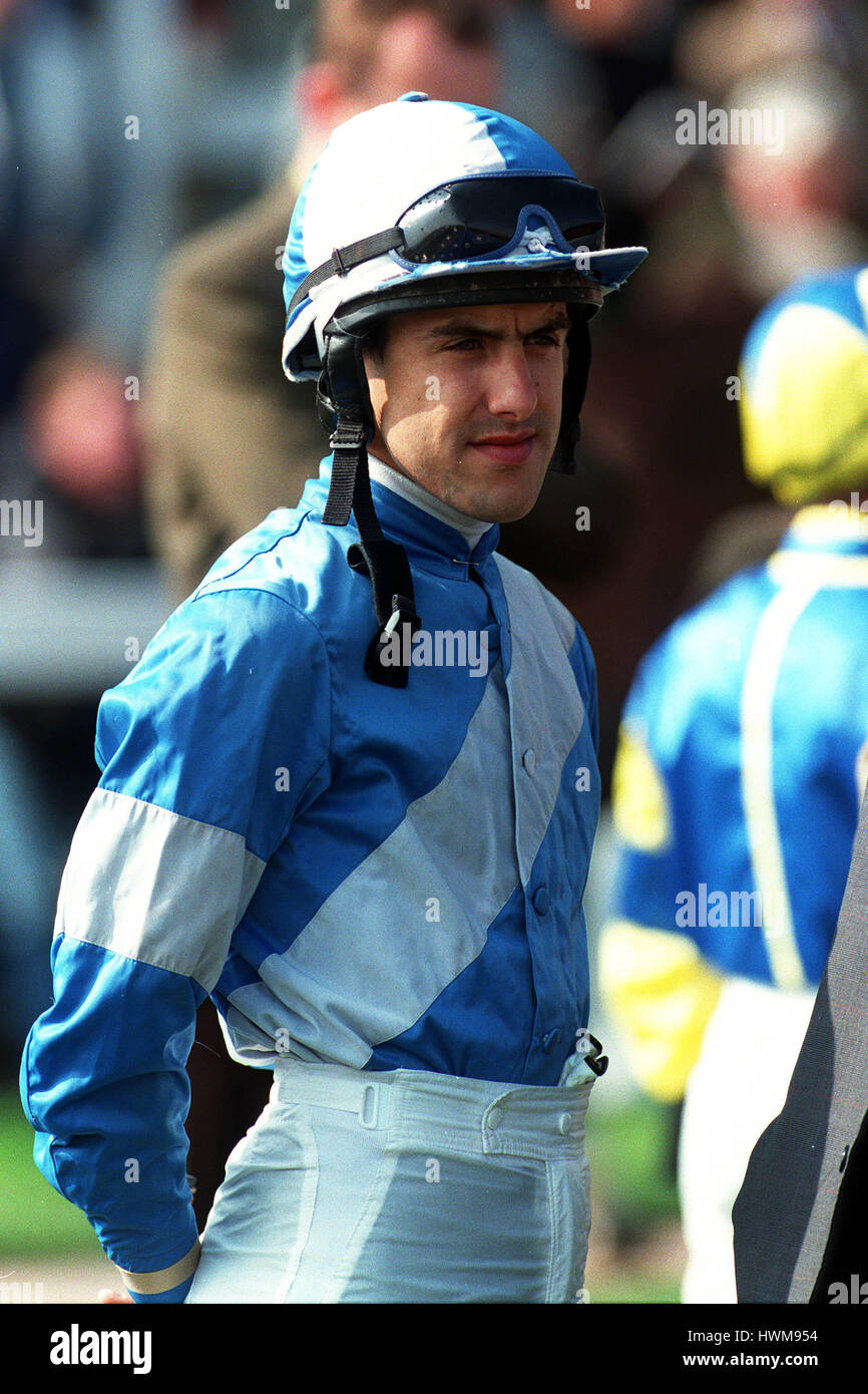 DARRYLL HOLLAND JOCKEY 30 March 1998 Stock Photo - Alamy
