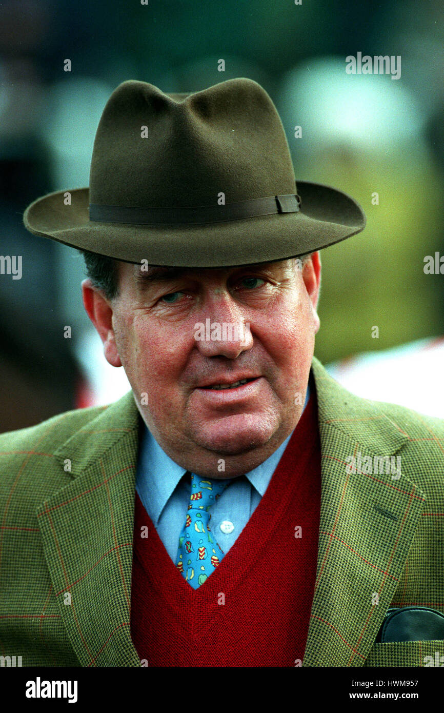 DAVID NICHOLSON RACE HORSE TRAINER 14 December 1998 Stock Photo - Alamy