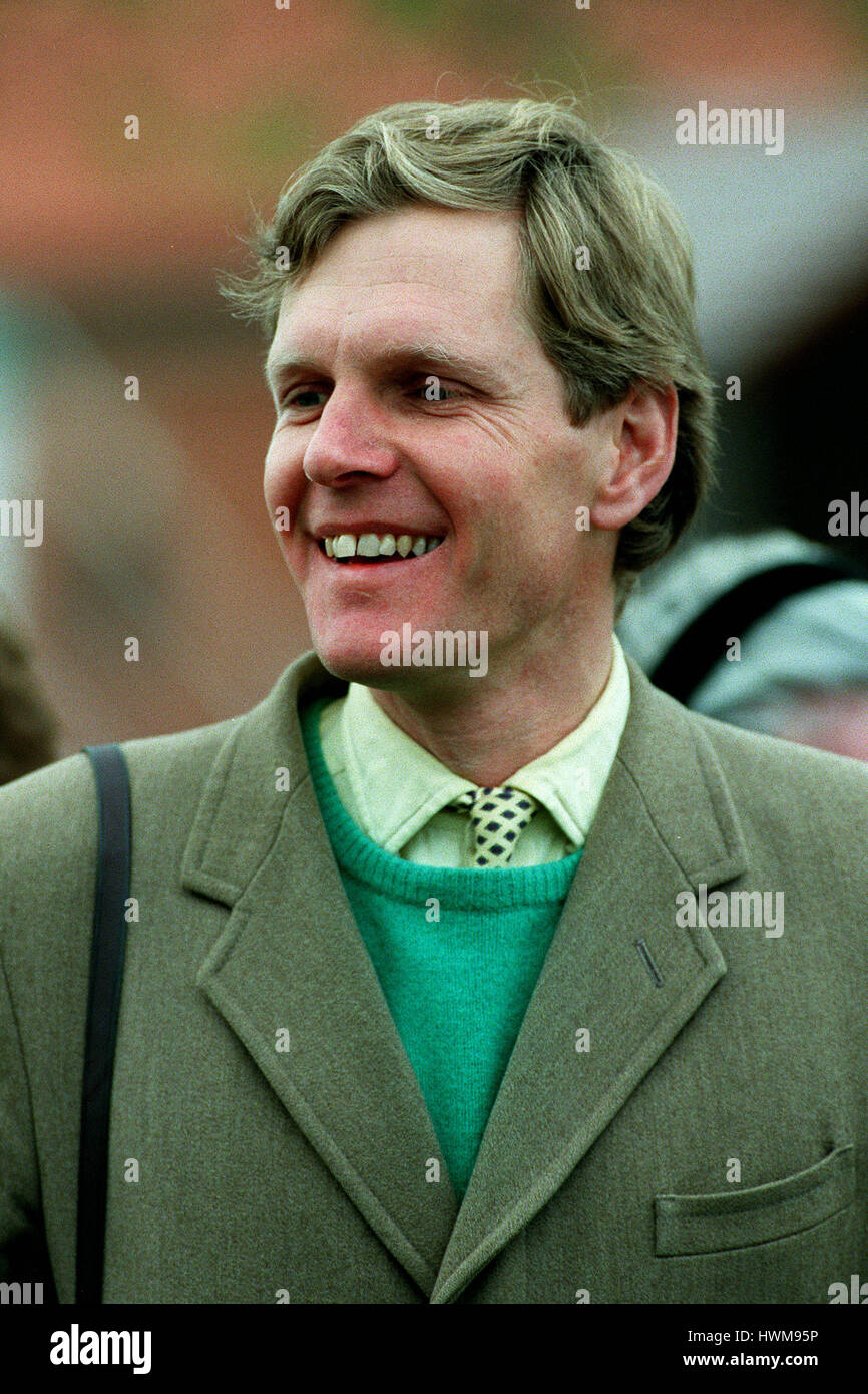 MICHAEL BELL RACE HORSE TRAINER 17 April 1998 Stock Photo - Alamy