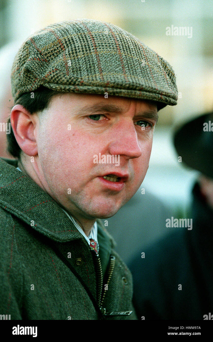 TIM EASTERBY RACE HORSE TRAINER 10 February 1998 Stock Photo - Alamy