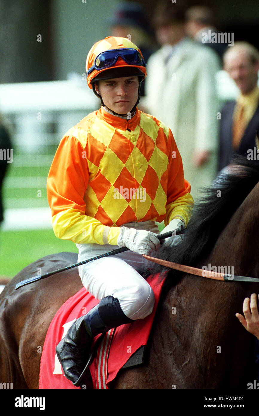RICHARD MULLEN JOCKEY 16 June 1999 Stock Photo - Alamy
