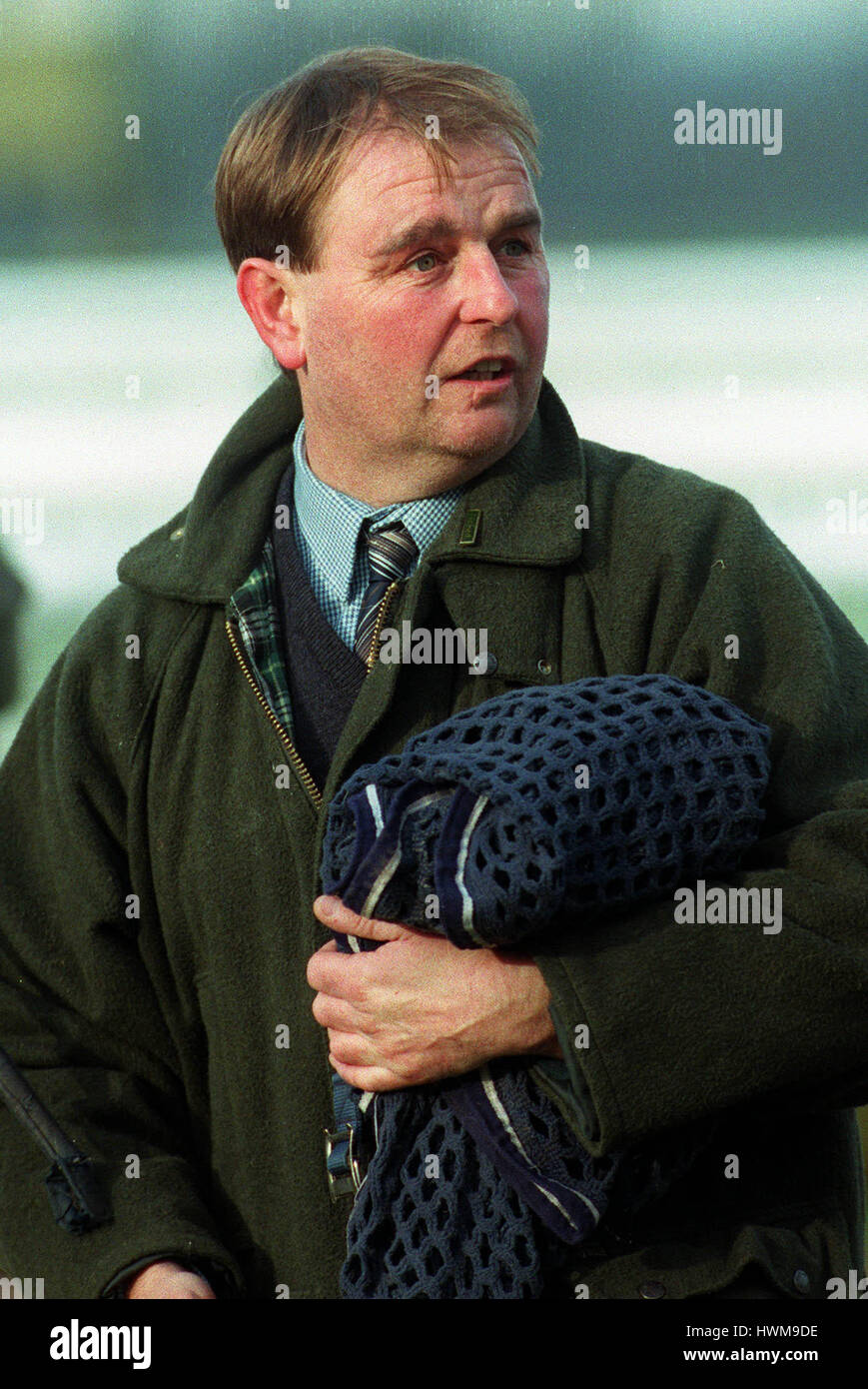 ADRIAN CHAMBERLIN RACE HORSE TRAINER 18 December 1999 Stock Photo - Alamy