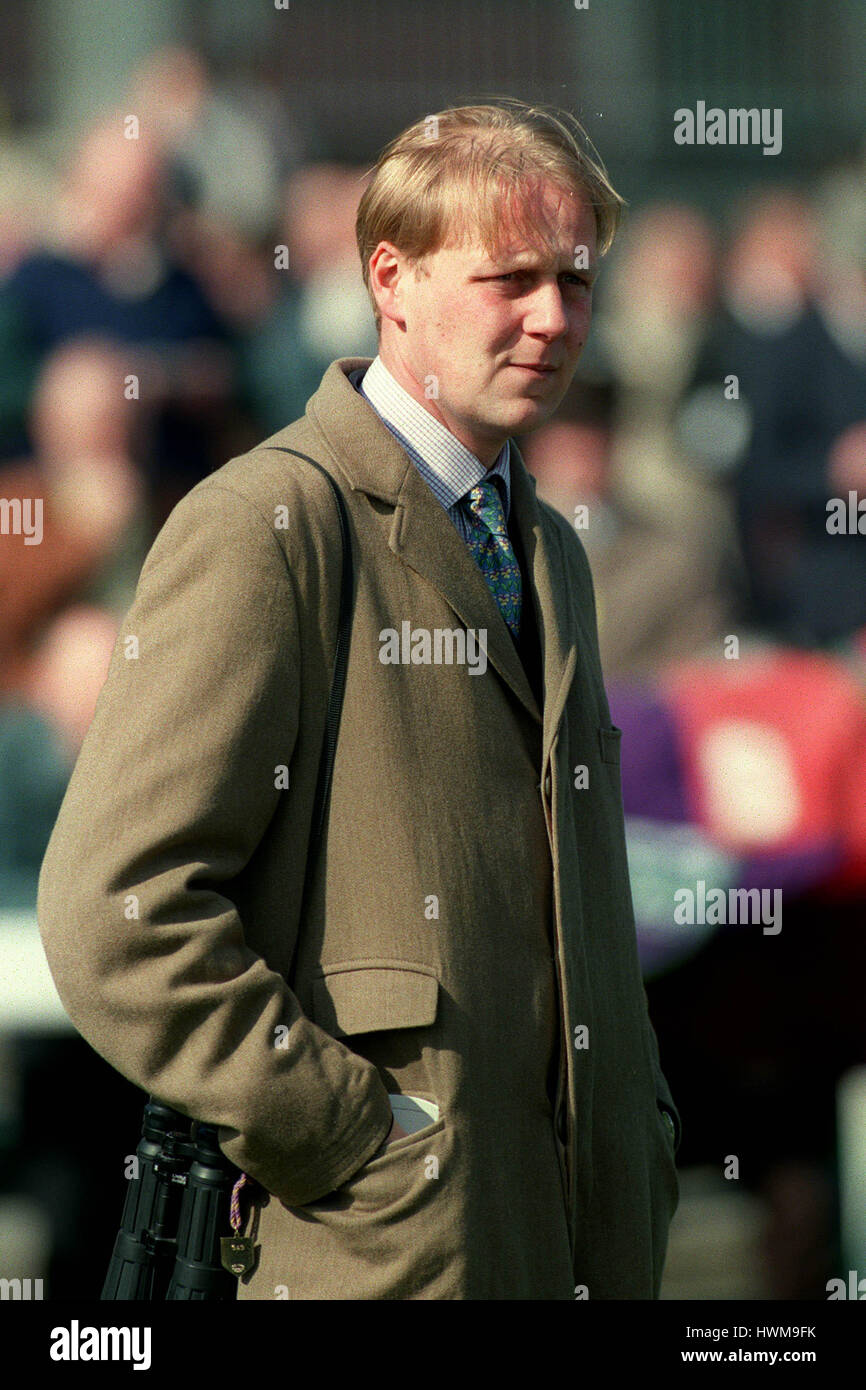 ED DUNLOP RACE HORSE TRAINER 29 March 1999 Stock Photo - Alamy