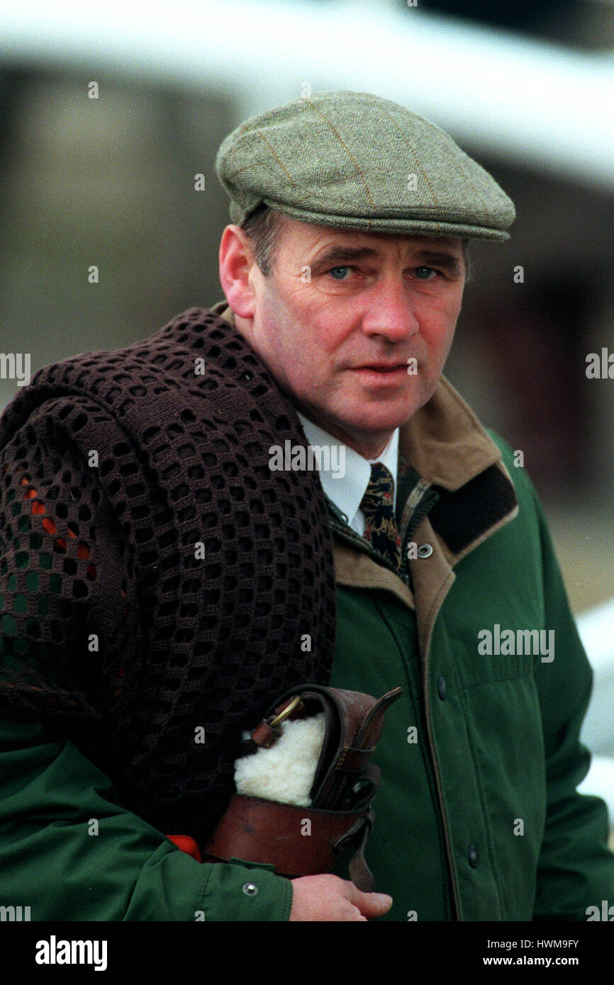MALCOLM JEFFERSON RACE HORSE TRAINER 25 January 1999 Stock Photo - Alamy