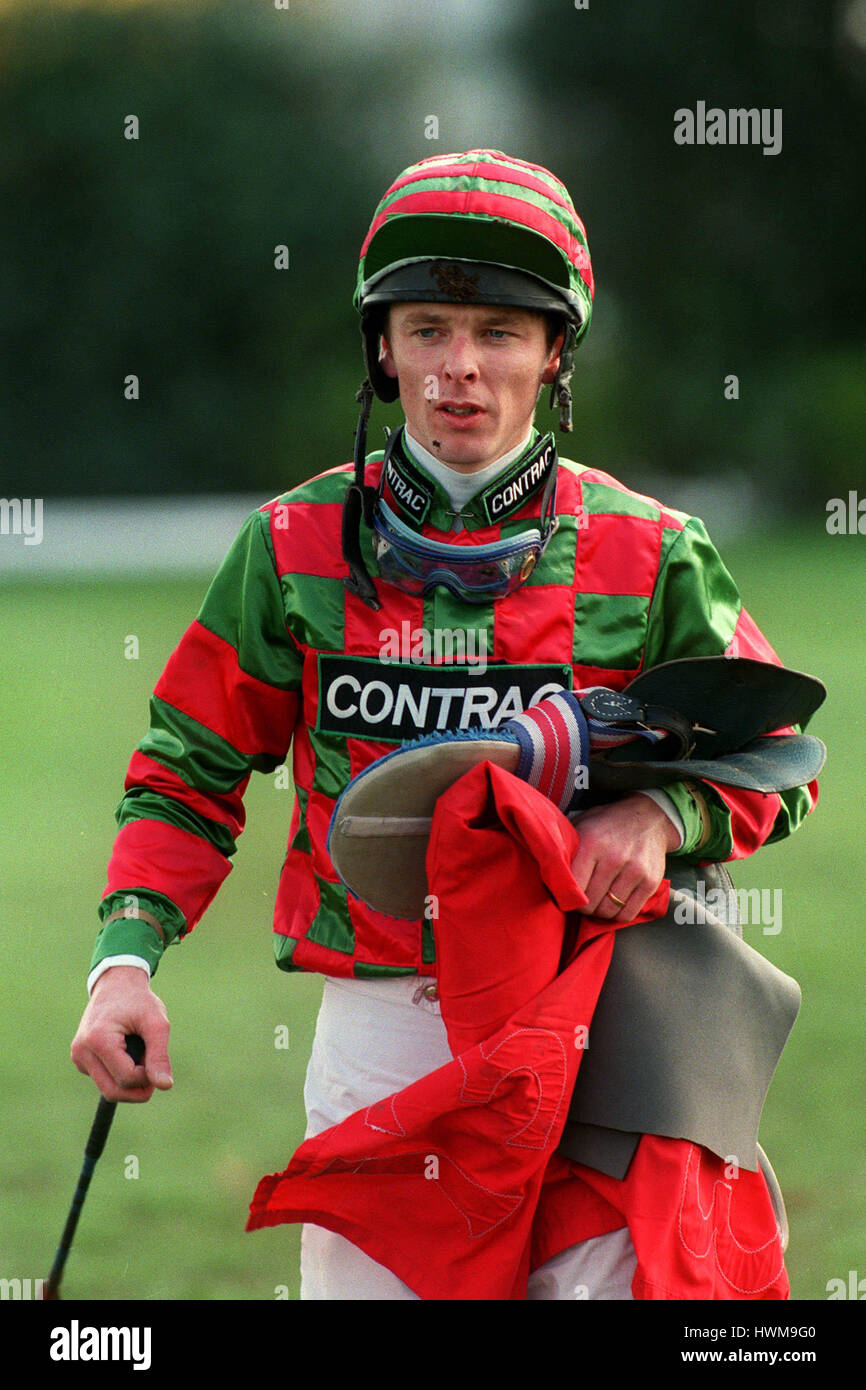 MICHAEL FENTON JOCKEY 29 March 1999 Stock Photo - Alamy