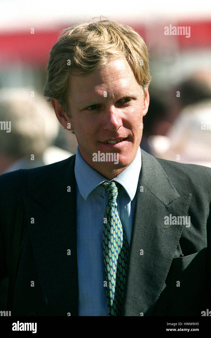 MICHAEL BELL RACE HORSE TRAINER 09 September 1999 Stock Photo - Alamy